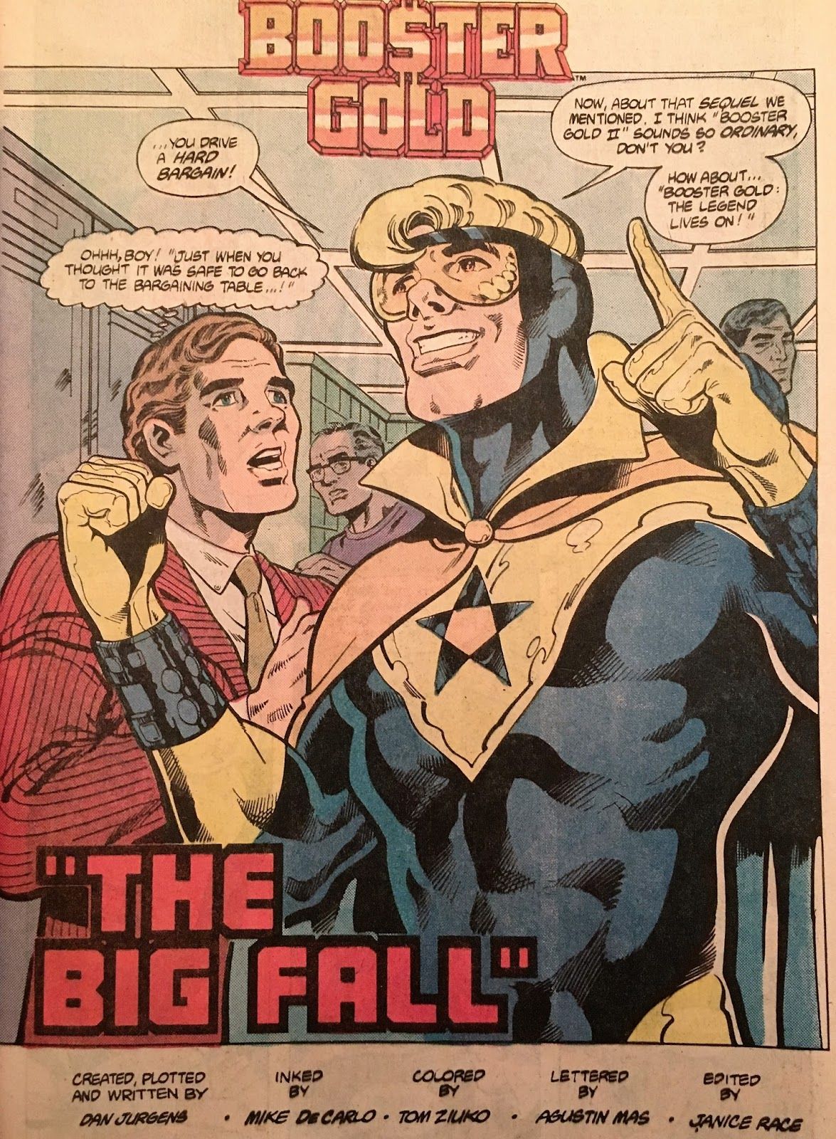 Booster Gold #1 (November 21, 1985) This Day In Comics • Comic Book Addicts